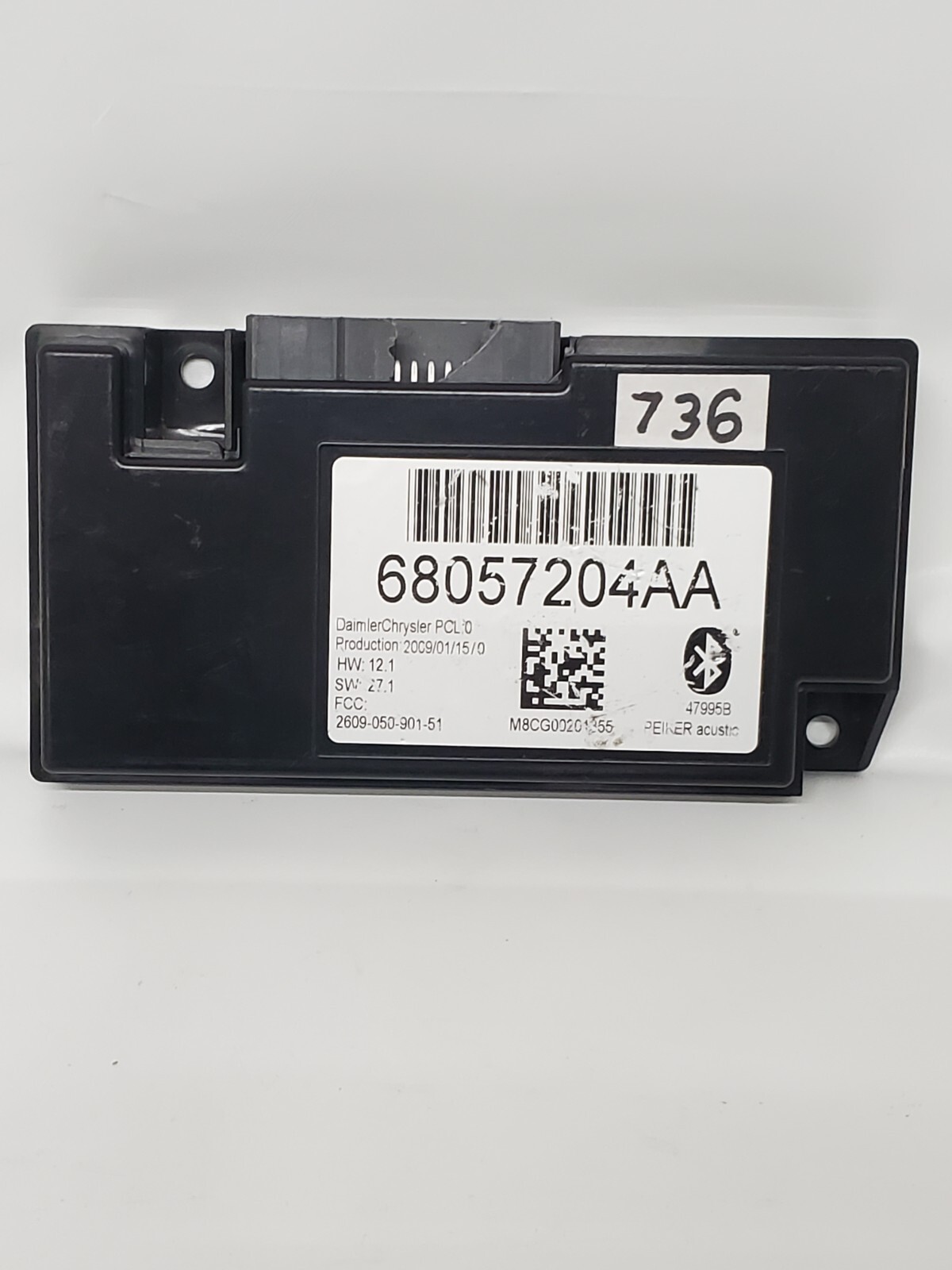 Telematics Interface Module-Limited, VIN: B Mopar 68057204AA for sale ...