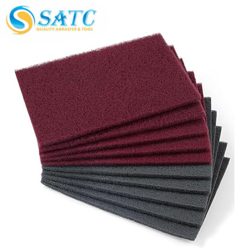 10 Pack Automotive Abrasive Surface Prep Pads 6" x 9" General Purpose ...