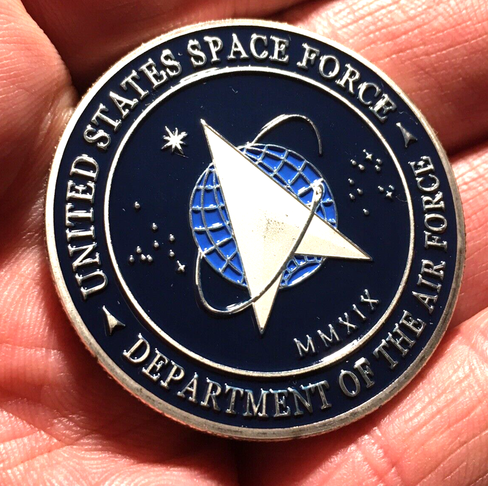 Beautiful United States U.S. SPACE FORCE USAF Trump Challenge Coin ...