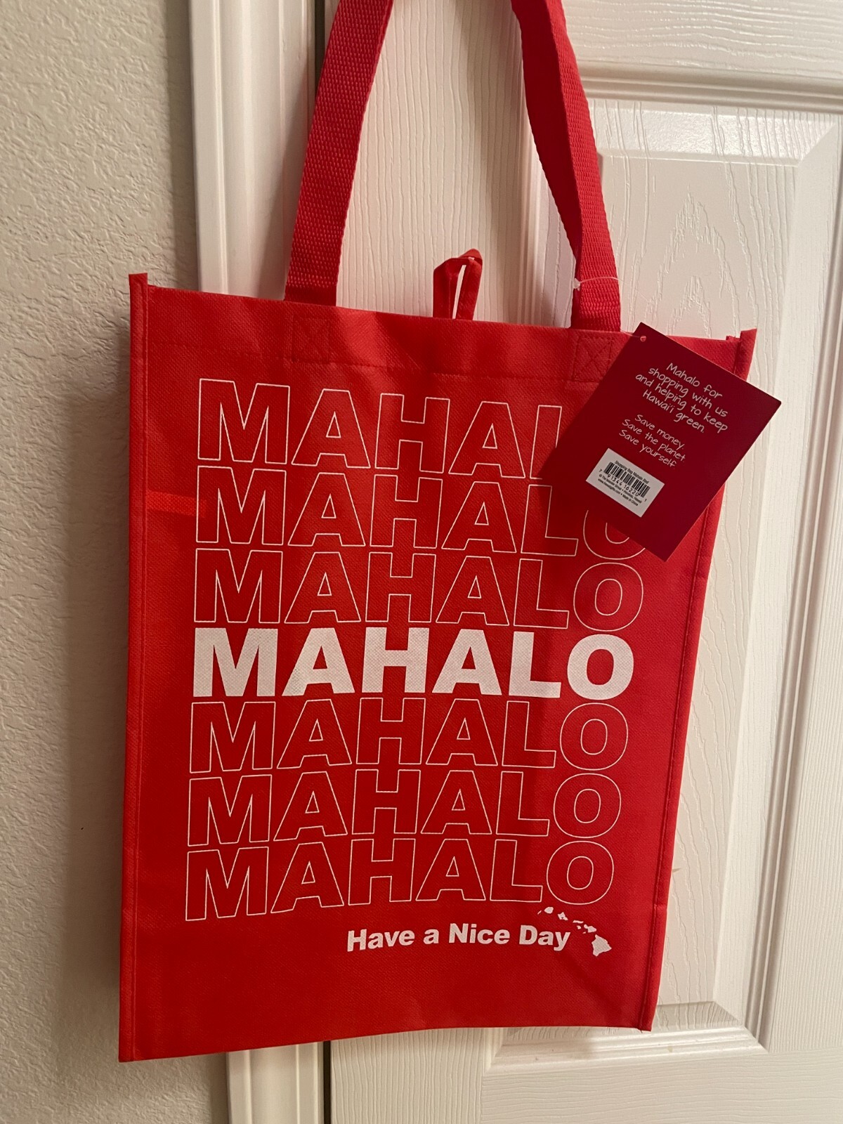 Mahalo Target Reusable Shopping Tote Bag Hawaii Special Edition Red ...