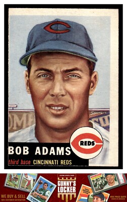 1953 Topps Bobby Adams 152 Cincinnati Reds | eBay
