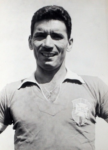 Photo de presse vintage Football,Brésil,Nilton Santos,Années Fifties ...