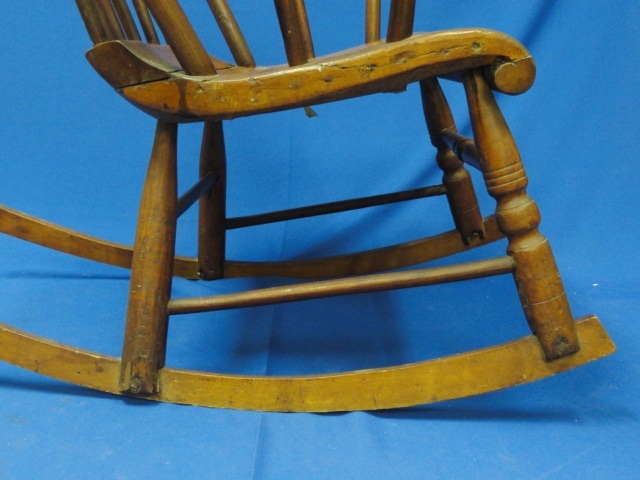 ANTIQUE RUSTIC BOSTON ROCKING ROCKER CHAIR * RARE FIND | eBay