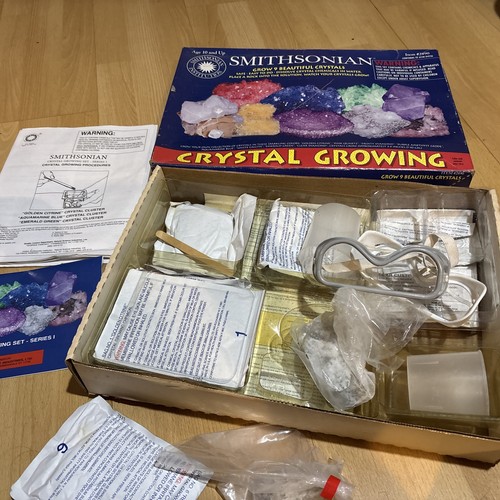 Vintage Smithsonian Crystal Growing Kit #2890 42409028964| eBay