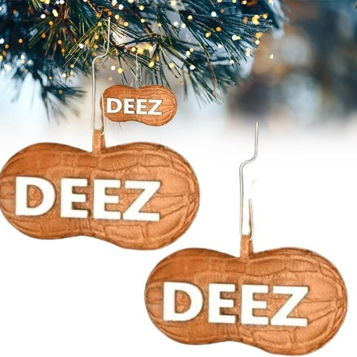 Deez Nuts Decorations Peanut Christmas Ornament 2D Acrylic Hangable ...