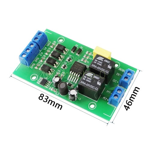 NEW Limit 20A DC Motor Controller 5V 12V 24V Driver Module CW CCW ...