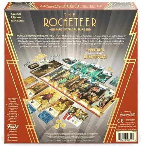 The Rocketeer: Fate of the Future Action Packed Strategy Board Game (US ...