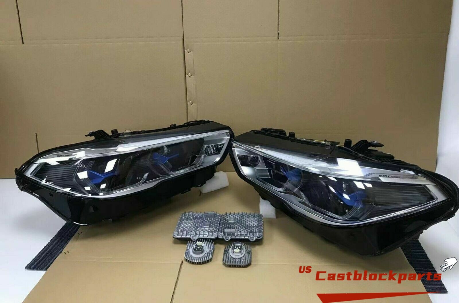For 2018-2022 X5 G05 To X5M Style F95 Look Bumper Kit+Laserlights ...