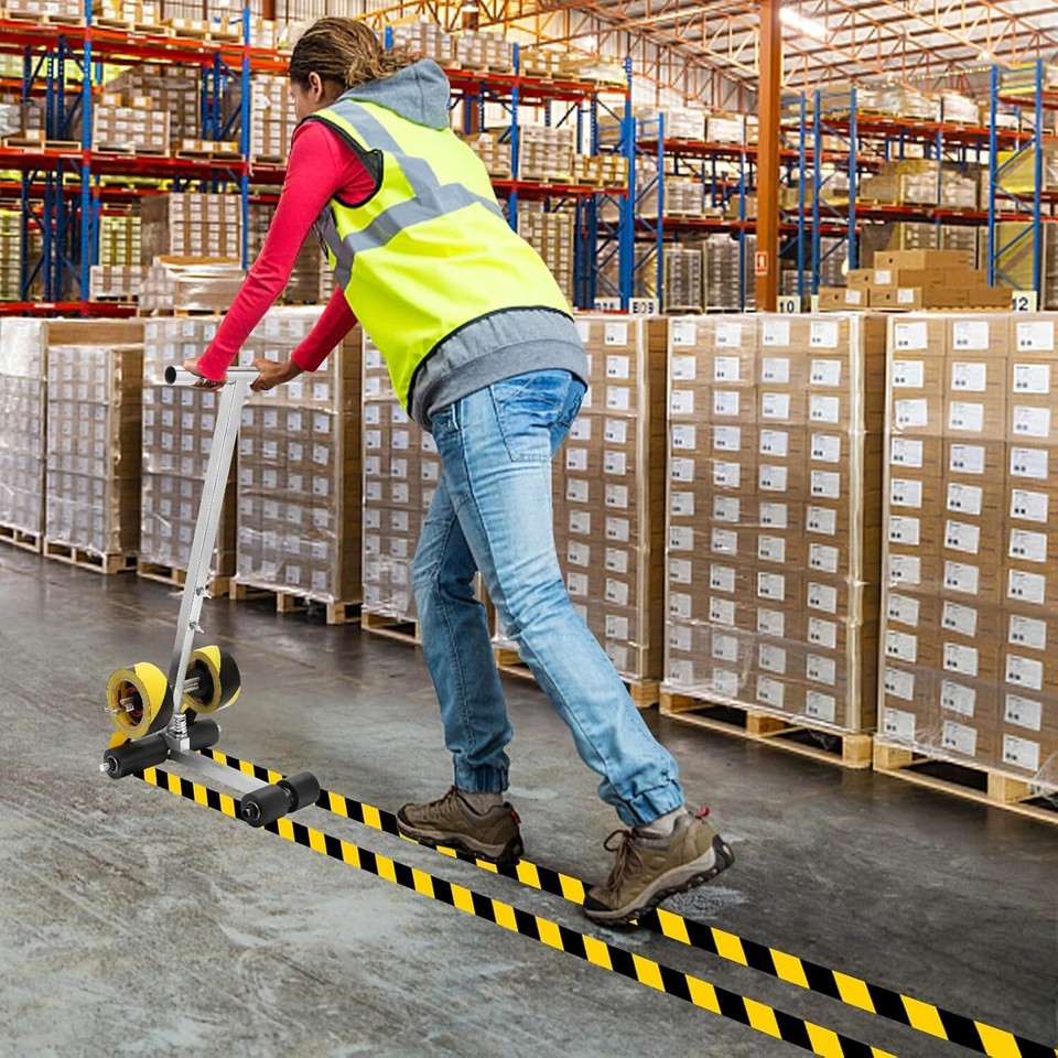 Floor Tape Applicator Court Line Tape Machine Paint Tape Applicator Can ...