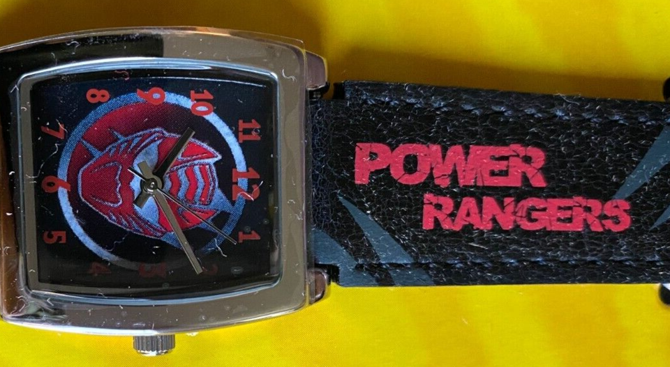 Disney Store Exclusive Power Rangers Jungle Fury Red Ranger Wrist Watch ...