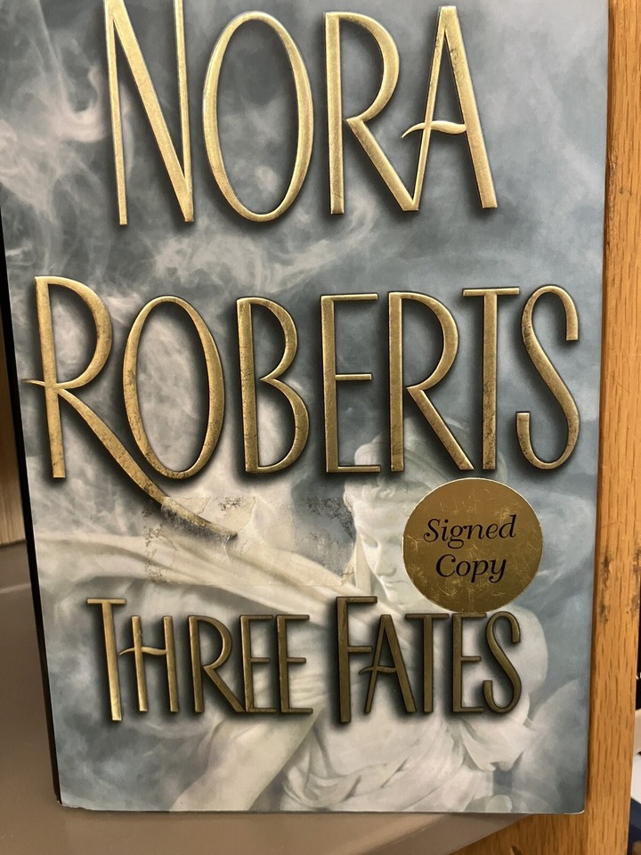 SIGNED Three Fates : A Novel by Nora Roberts (2002, Hardcover ...