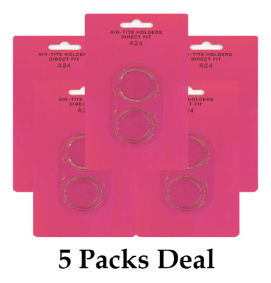 5 AirTite Direct Fit A24 Round Capsules For Small 24mm Coins Clear Safe ...