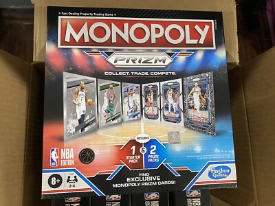 NBA Monopoly Panini Prizm: Trading Card Edition Board Game - Sealed ...