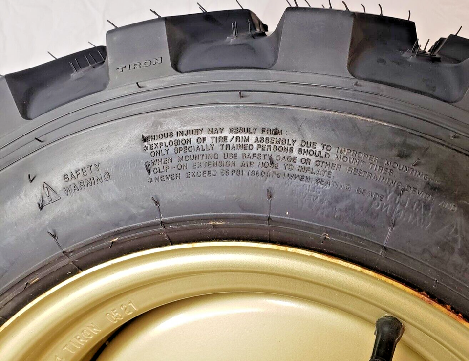 25x8.50-14 6ply Front Tractor TIRE RIM WHEEL 14x7 6/150 some YANMAR R-4 ...