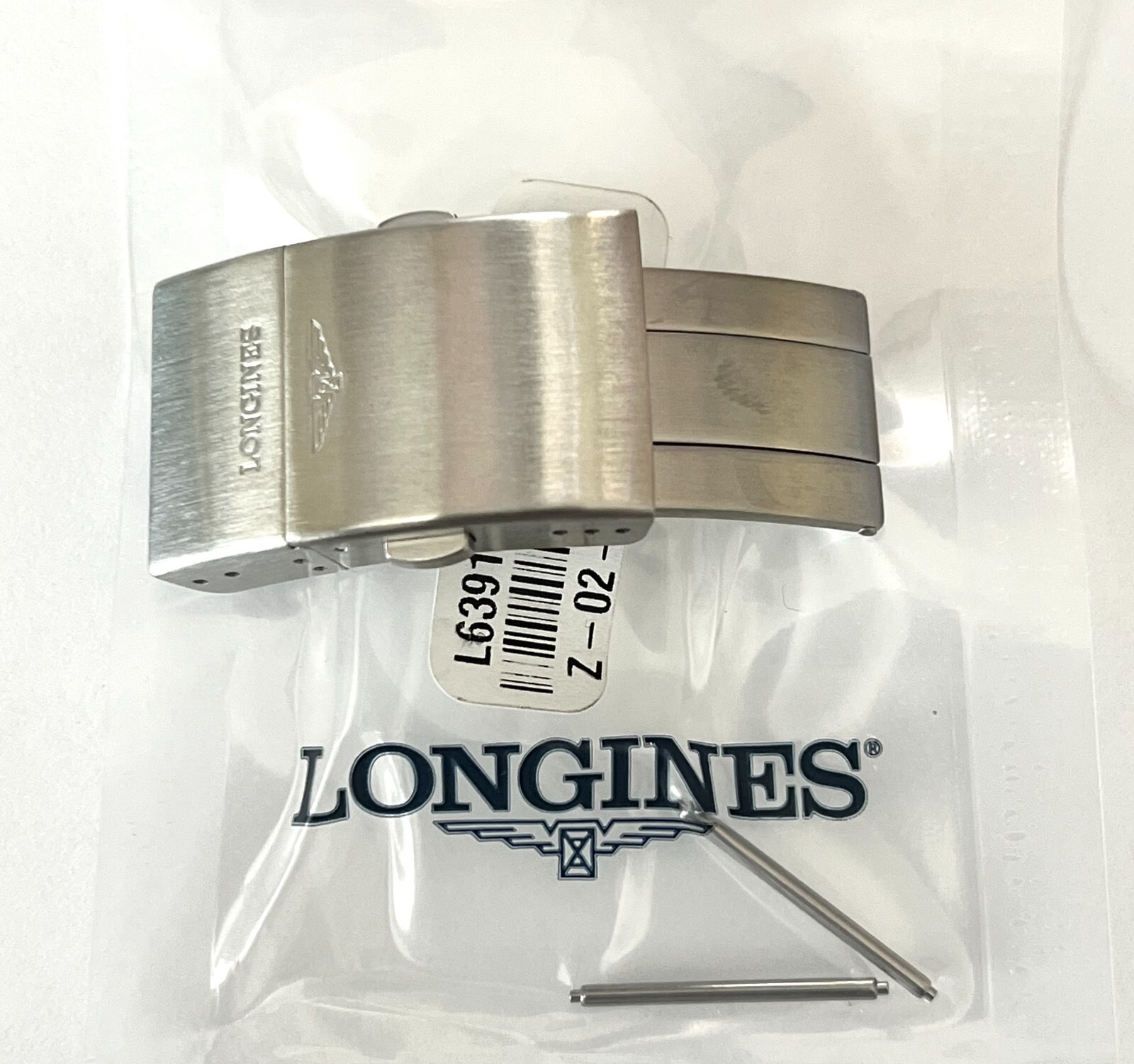 Original Longines Conquest V.H.P. 20mm Silver Folding Clasp Buckle | eBay