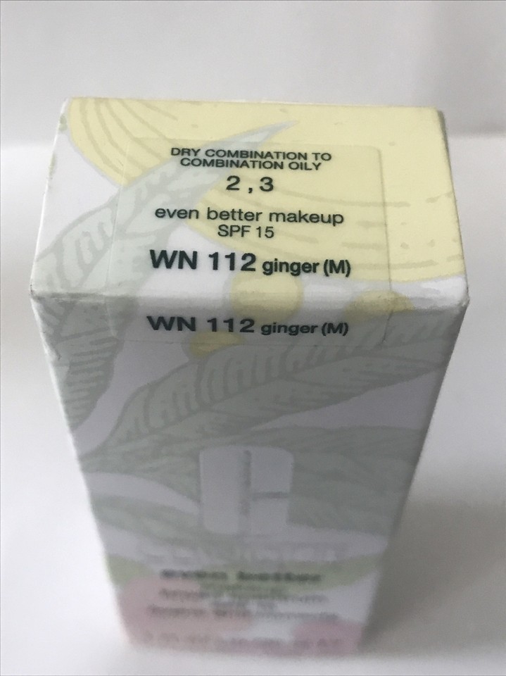 Clinique Even Better Makeup Broad Spectrum Spf 15 ~ WN 112 Ginger (M ...