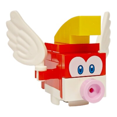 Lego Super Mario Minifigures - Cheep Cheep - White Lower Face mar0018 ...