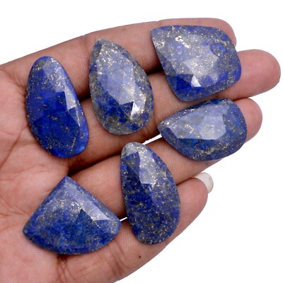 142 Cts Natural Gold Pyrite Lapis Lazuli Untreated Checker Cut Gems ...