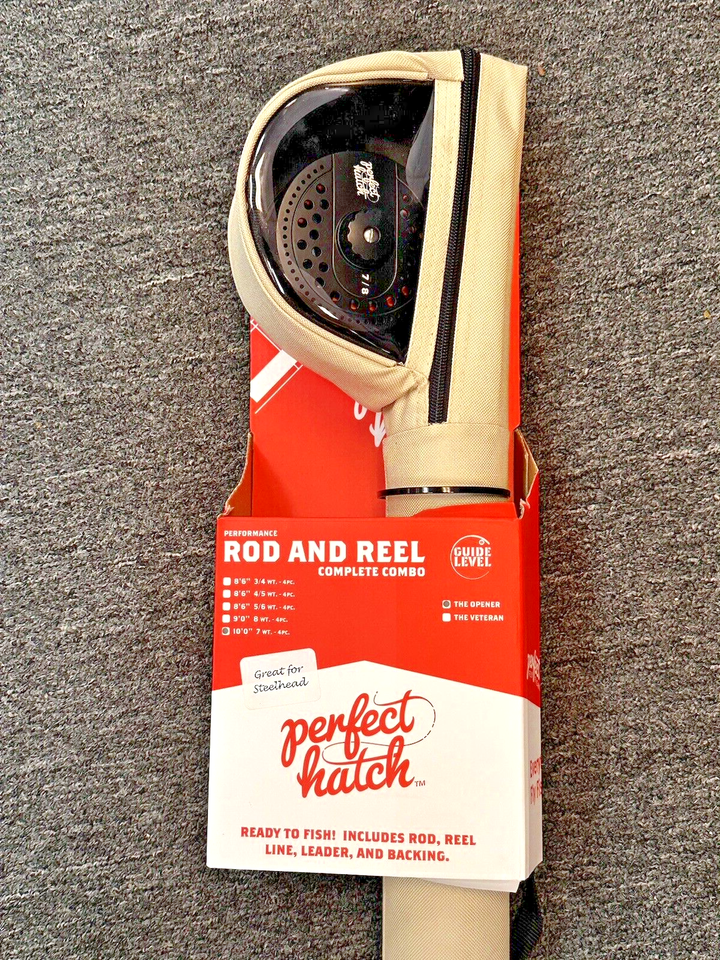 Perfect Hatch PH-COMBO-1007-4 Rod and Reel 10'0" 7WT-4PC the opener ...