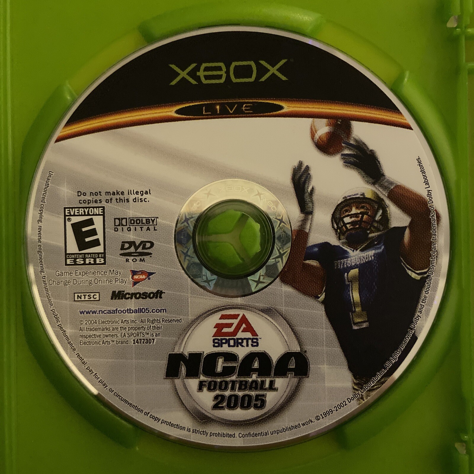 🔥 NCAA Football 2005 (OG Xbox, 2004) CIB. Mint Disc. See Description ...