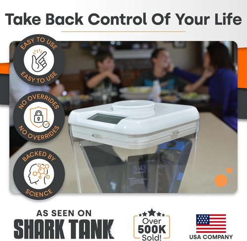 Time Locking Container (Medium), Timed Lock Box for Cell Phones, Snacks ...