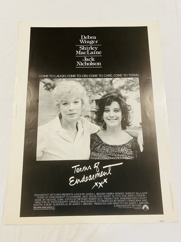1983 TERMS OF ENDEARMENT ORIGINAL ROLLED UNUSED 30x40 NSS MOVIE POSTER ...