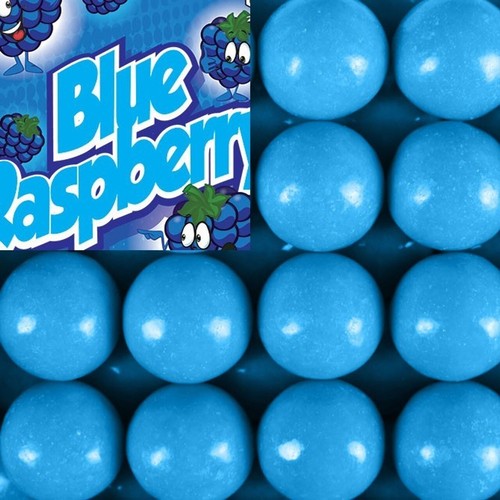 Blue Raspberry Dubble Bubble Candy Gumballs 1 LB Machine Bulk Vending ...