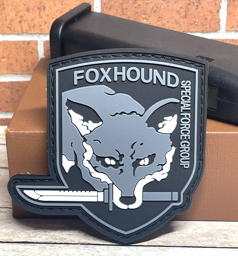 Foxhound PVC Patch, Tactical Morale Metal Gear Solid Patch, Fox Hound Gun Patch | eBay