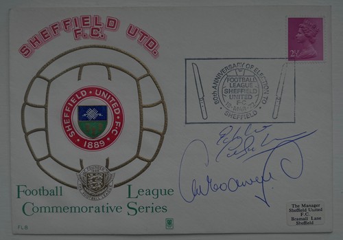 Sheffield United 19th March 1972 First Day Cover With 2 Signatures ...