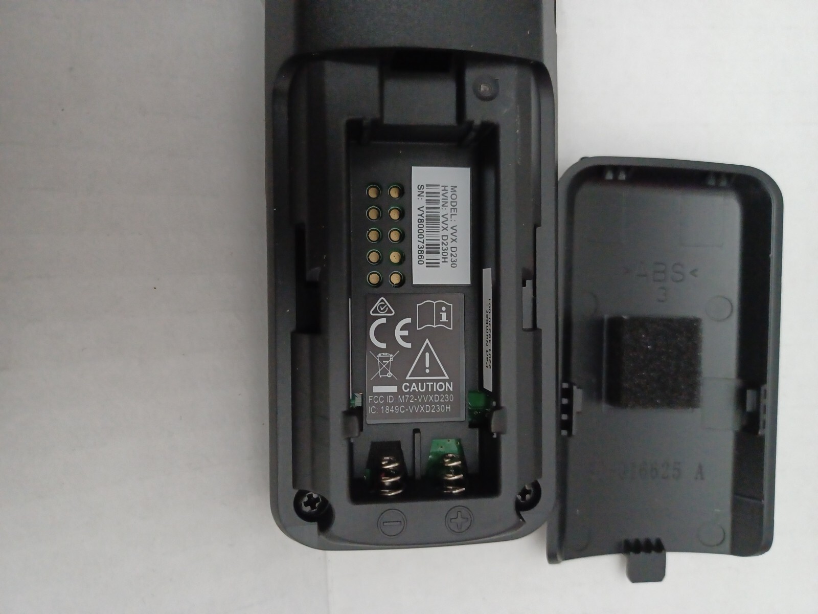 Polycom VVX D230 DECT IP Phone Handset - Black (2201-49233-001) for ...