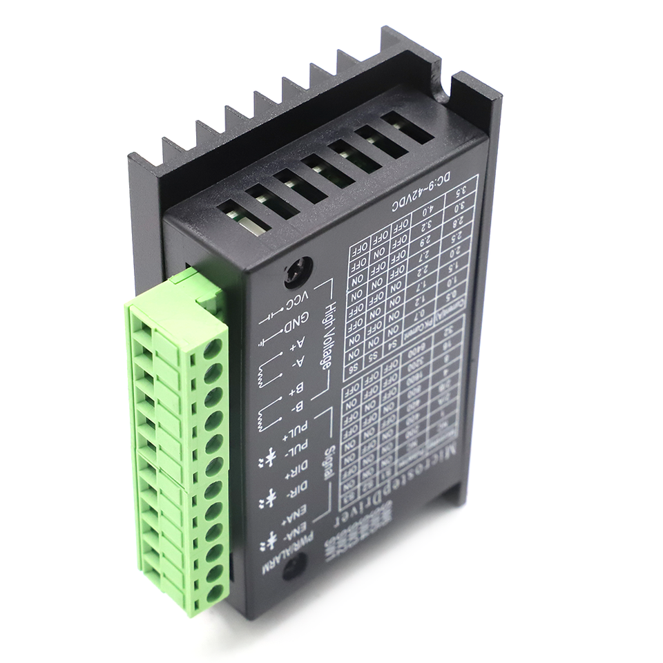 TB6600 Stepper Driver 4A Micro-Step CNC 9~40V DC Controller for NEMA23 ...