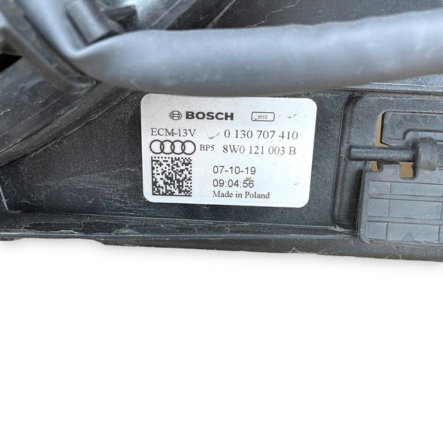 Audi Front Radiator Condenser Cooling Fan OEM 8w0121003 for sale online ...