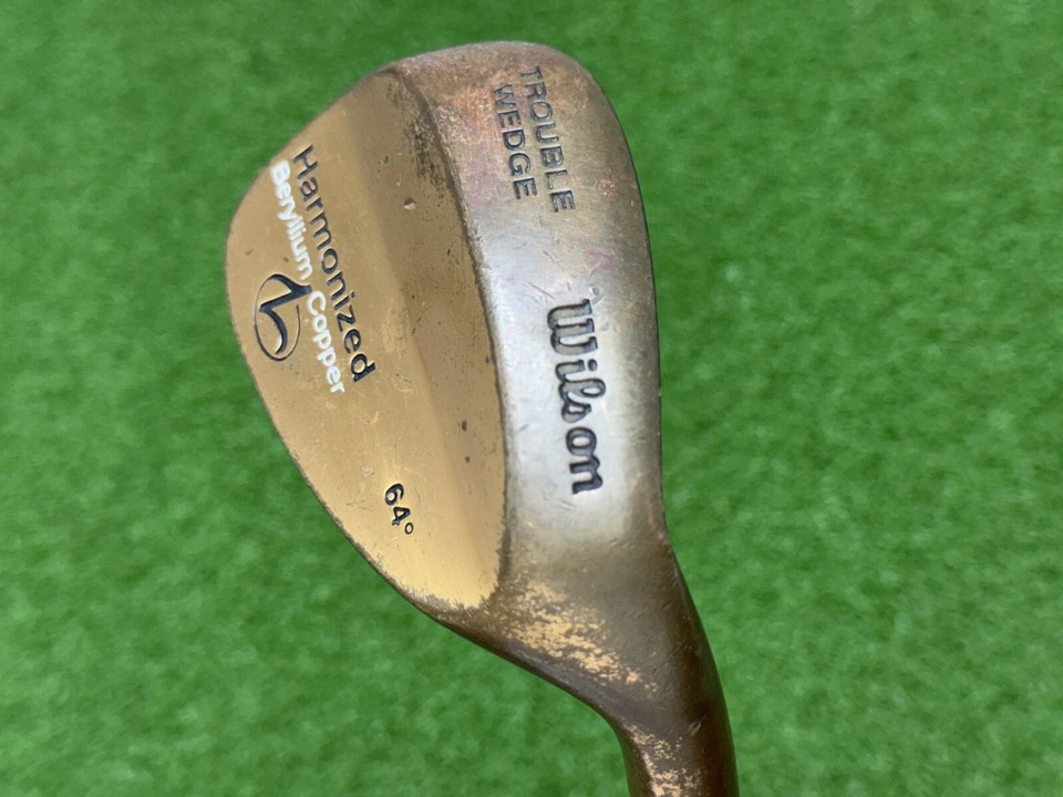 Wilson Golf Harmonized Beryllium Copper BeCu 64* Trouble Wedge Right ...