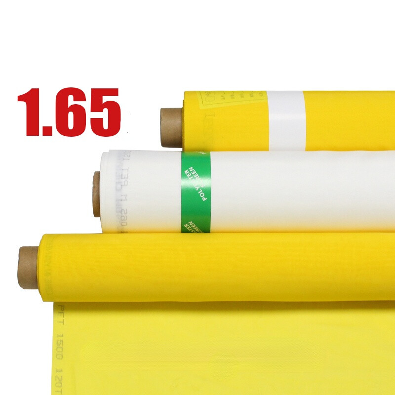 165cm Width 40-350 Mesh Silk Screen Printing Fabric Durable Making Ink ...
