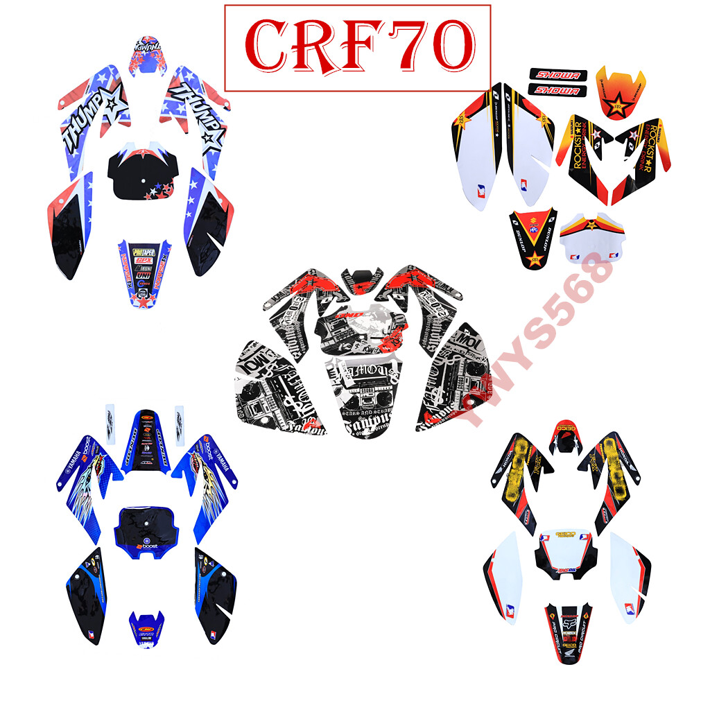 For Trail CRF70 Fairing Style Stickers Decal Graphics Kit 90CC 110CC ...