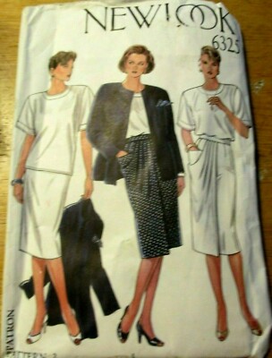 NEW LOOK SEWING PATTERN NO. 6325 LADIES SUIT SIZES 8-18 | eBay Australia