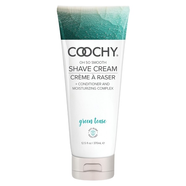 COOCHY RASH-FREE SHAVE CREME & MOISTURIZING, GREEN TEASE , SMOOTH 12.5 ...