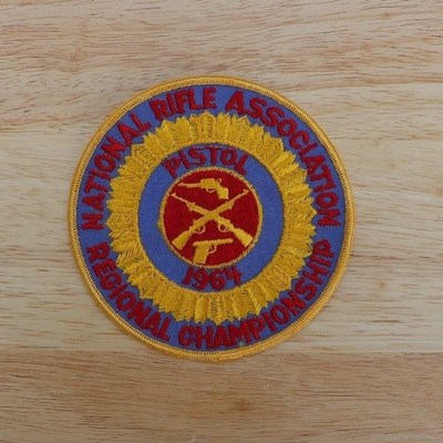 NRA Patch, 1964 Pistol Regional Championship, National Rifle ...