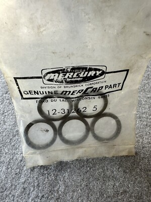 Lot Of 5 Mercury MerCap Genuine 12-31262 Washer Washers NOS | eBay