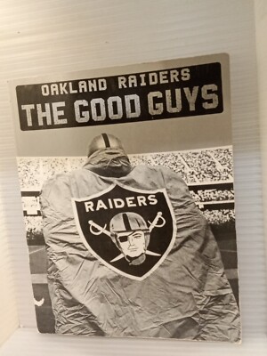 1975 Oakland Raiders The Good Guys Softbound Vintage AUTOGRAPHS FREE ...