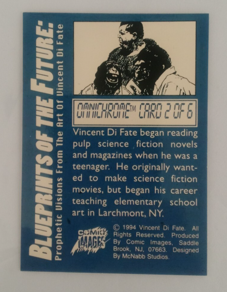 1994 Comic Images Blueprints Of The Future Omnichrome Chase Card #2 Of ...