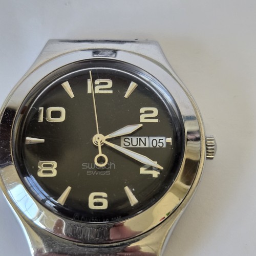 Vintage SWATCH Irony SR626SW Watch Stainless Steel Swiss Made AS IS Not ...