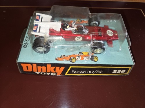 Dinky #226 Red Ferrari 312/B2 F1 Race Car New | eBay