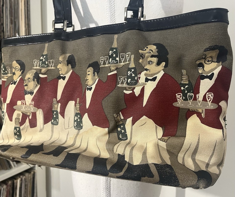 VTG 90’s Guy Buffet Unique Champagne Waiters Pattern Beaded Shoulder ...