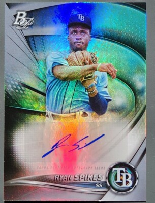 2022 BOWMAN PLATINUM PROSPECT RYAN SPIKES ROOKIE/RC AUTO #TOP84 | eBay
