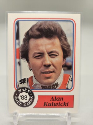 Alan Kulwicki #7 Zerex Maxx Race Cards Rookie 1988 Card #58 NASCAR | eBay