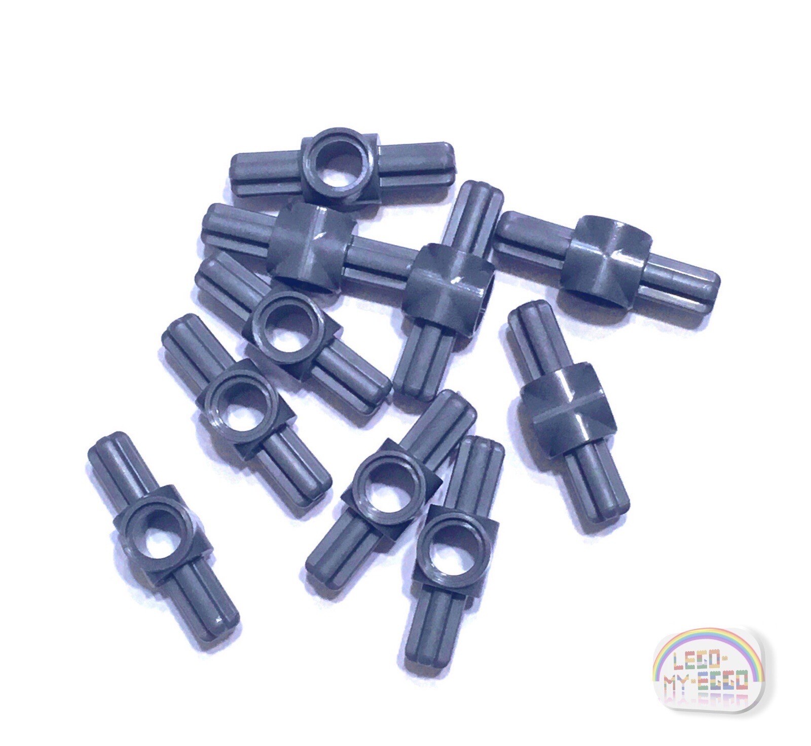 LEGO Technic - 10 x Axle & Pin Connector Hub w/ 2 Axles - DBG - New ...