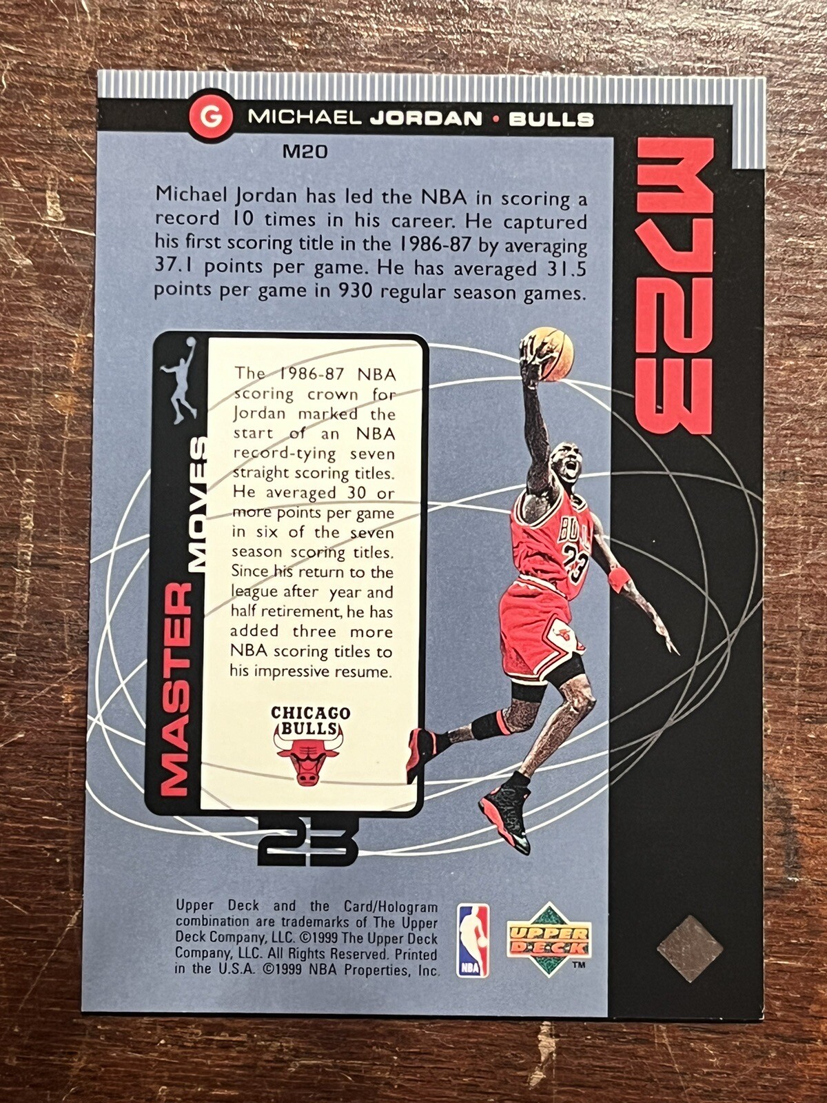 1998-99 Upper Deck - MJ23 #M20 Michael Jordan for sale online | eBay