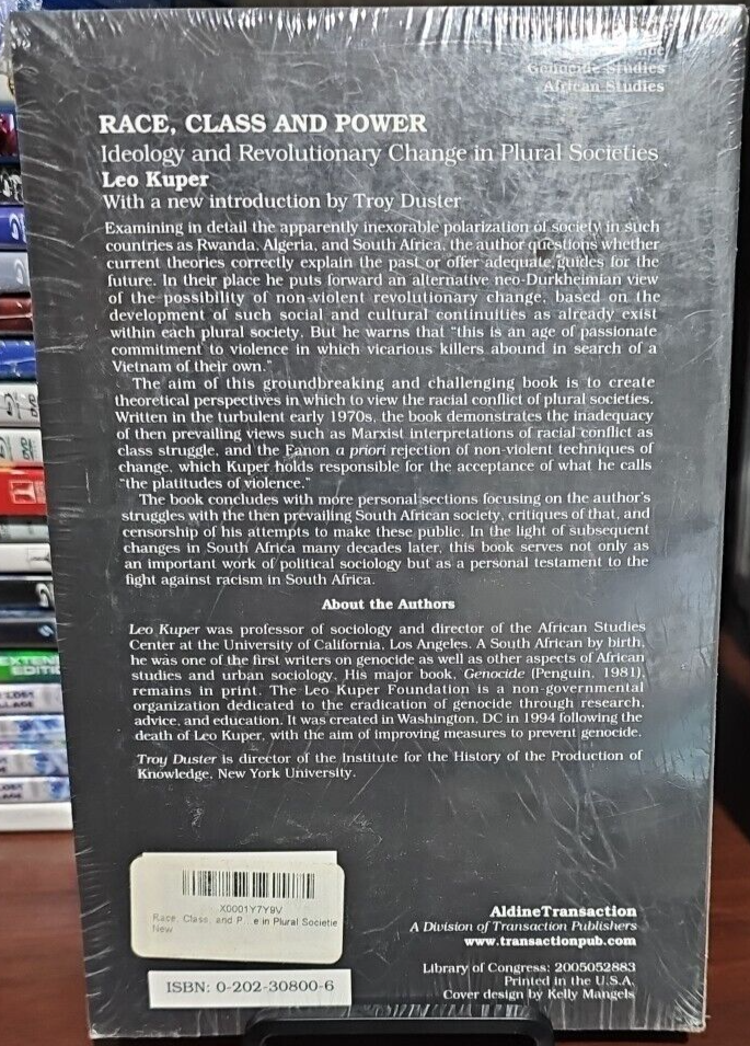 Race, Class, And Power: Ideology And Revolutionary Change In Plural ...