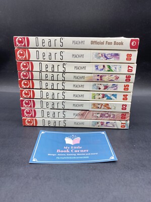 Dears manga volume 1 - 8 English Complete set + Official Fanbook by ...